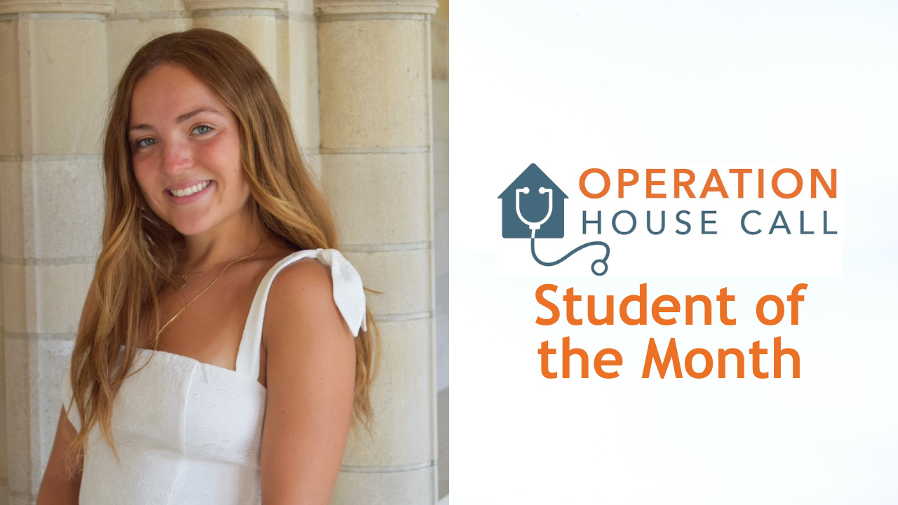 Operation House Call: January 2026 Student of the Month – Aprille Gangi